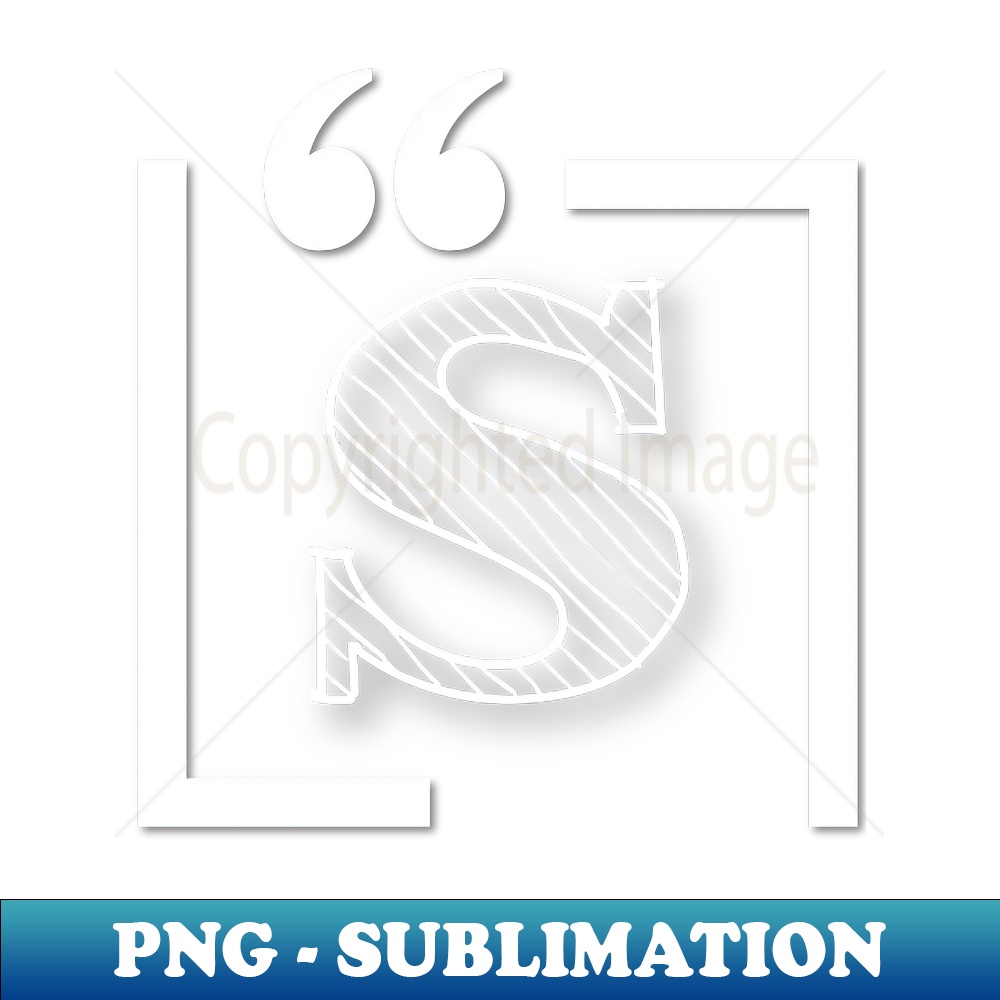 Letter S Monogram Initial letter s - PNG Transparent Digital - Inspire ...