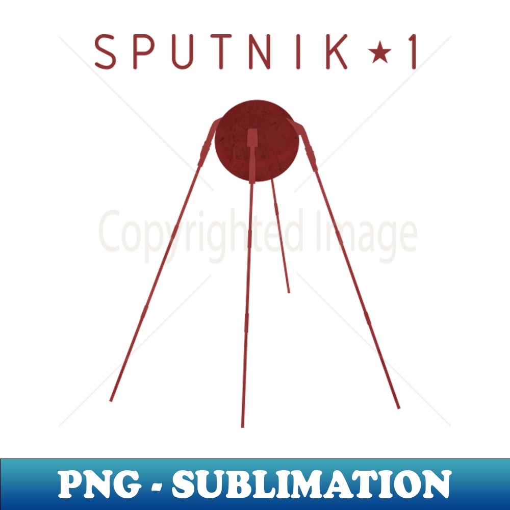 SPUTNIK-1 SATELLITE - PNG Sublimation Digital Download - Stu | Inspire ...