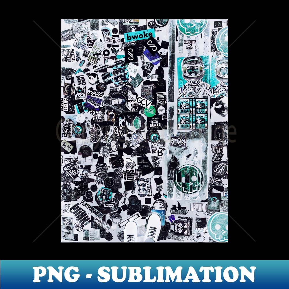 Street Stickers NYC - Exclusive Sublimation Digital File - P | Inspire ...