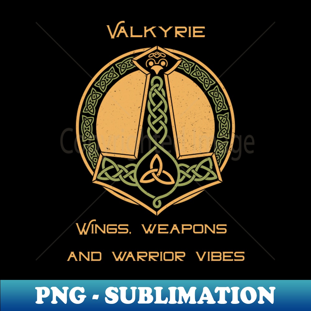 Valkyrie wings weapons and warrior vibes - PNG Sublimation D | Inspire ...