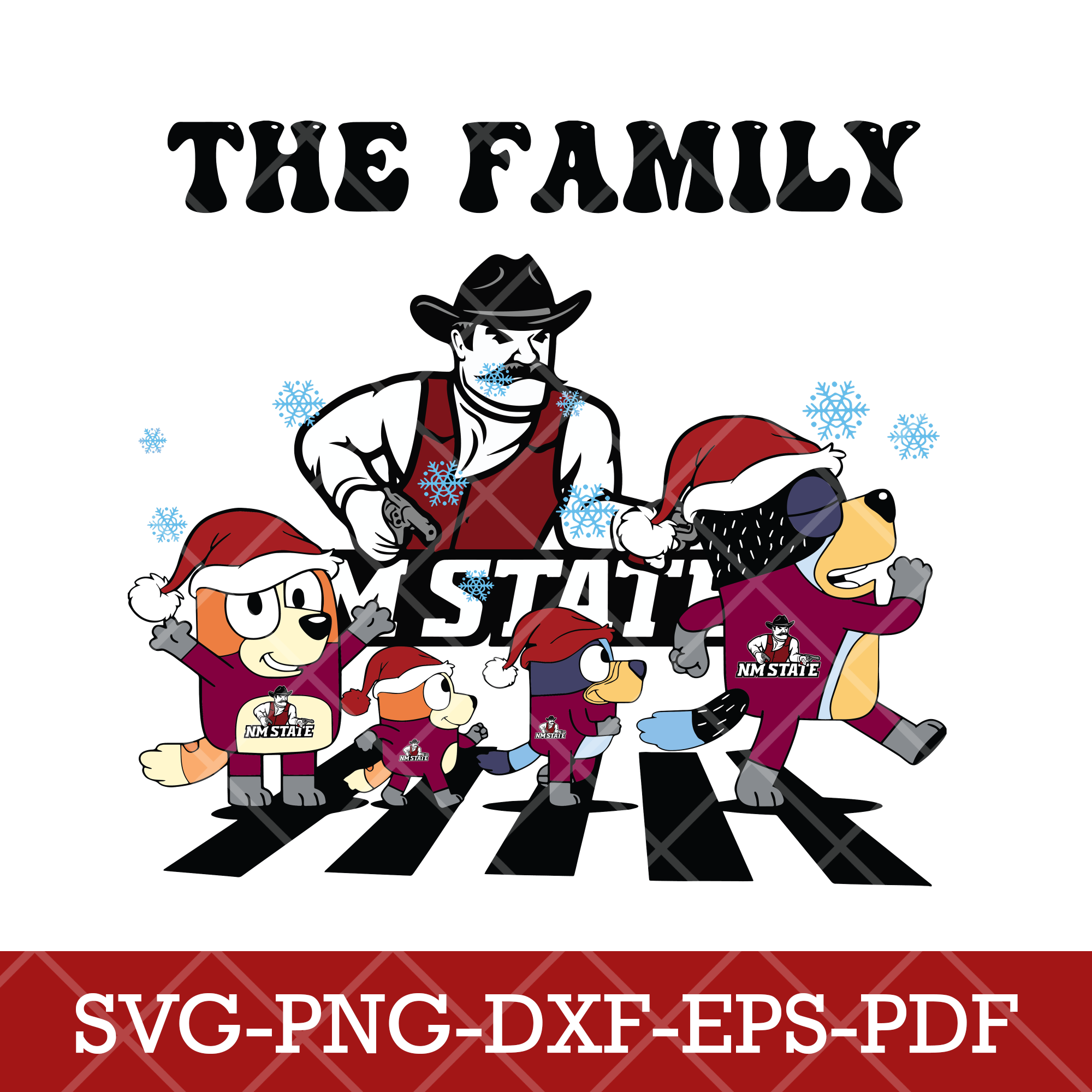 New Mexico State Aggies_NCAA Bluey 3,SVG,DXF,EPS,PNG,digital | Inspire ...