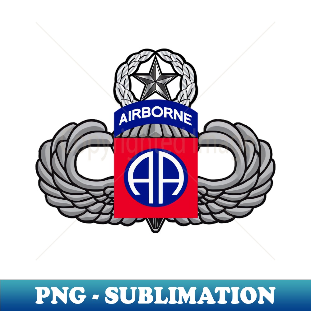 82nd Airborne Jump Master - PNG Transparent Sublimation File | Inspire ...