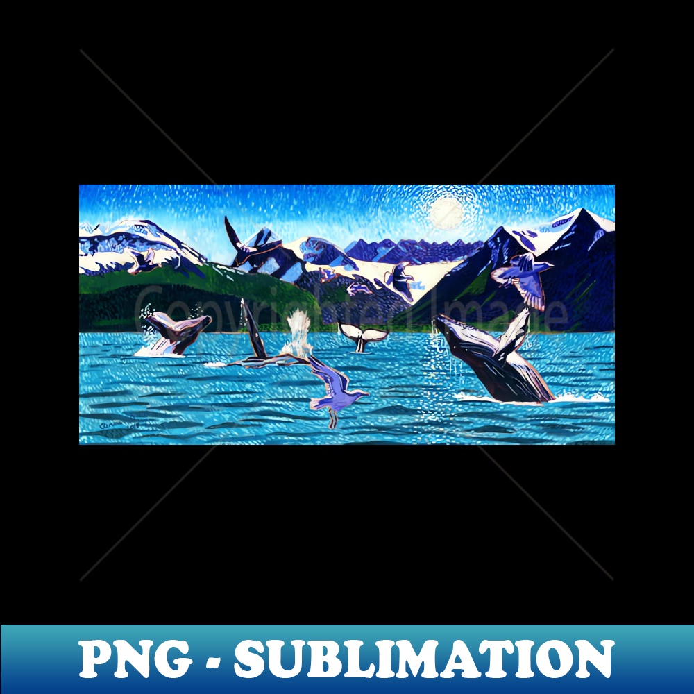 Humpback Whales Oil Painting Alaskan Artist Scott Clendaniel | Inspire ...