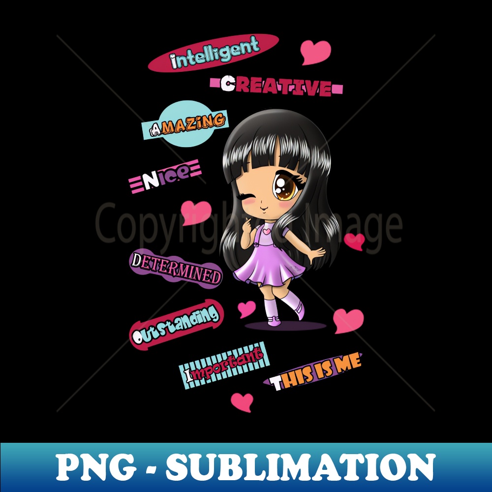 Korean Girl - PNG Transparent Digital Download File for Subl - Inspire ...