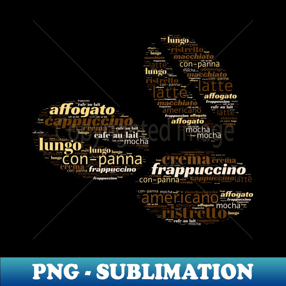 Coffee cup word cloud - Aesthetic Sublimation Digital File - | Inspire ...