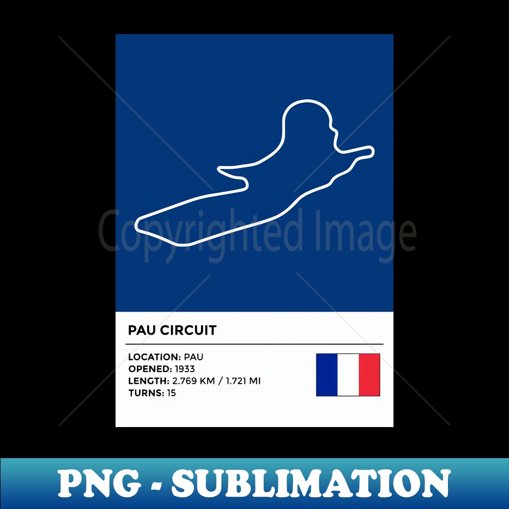 Pau Circuit info - Retro PNG Sublimation Digital Download - | Inspire ...