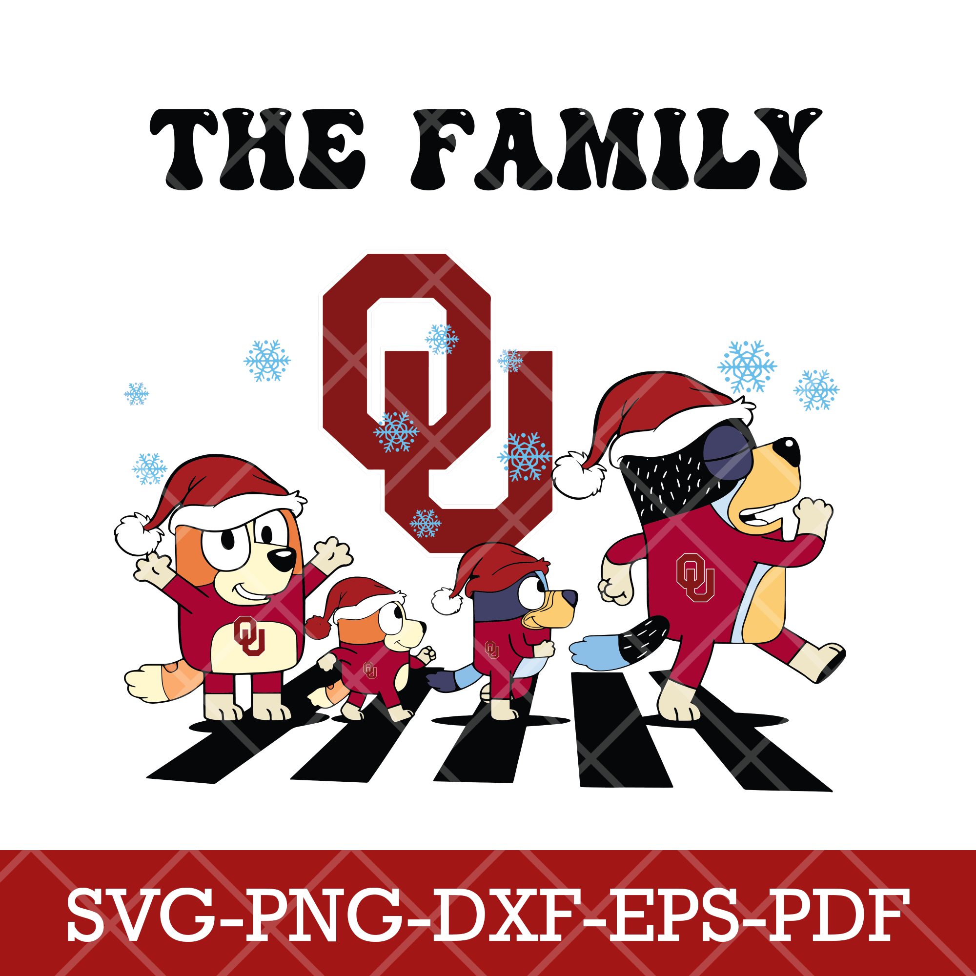 Oklahoma Sooners_NCAA Bluey 3,SVG,DXF,EPS,PNG,digital downlo - Inspire ...