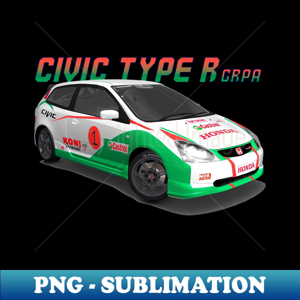 Honda Civic Type R - PNG Sublimation Digital Download - Add | Inspire ...
