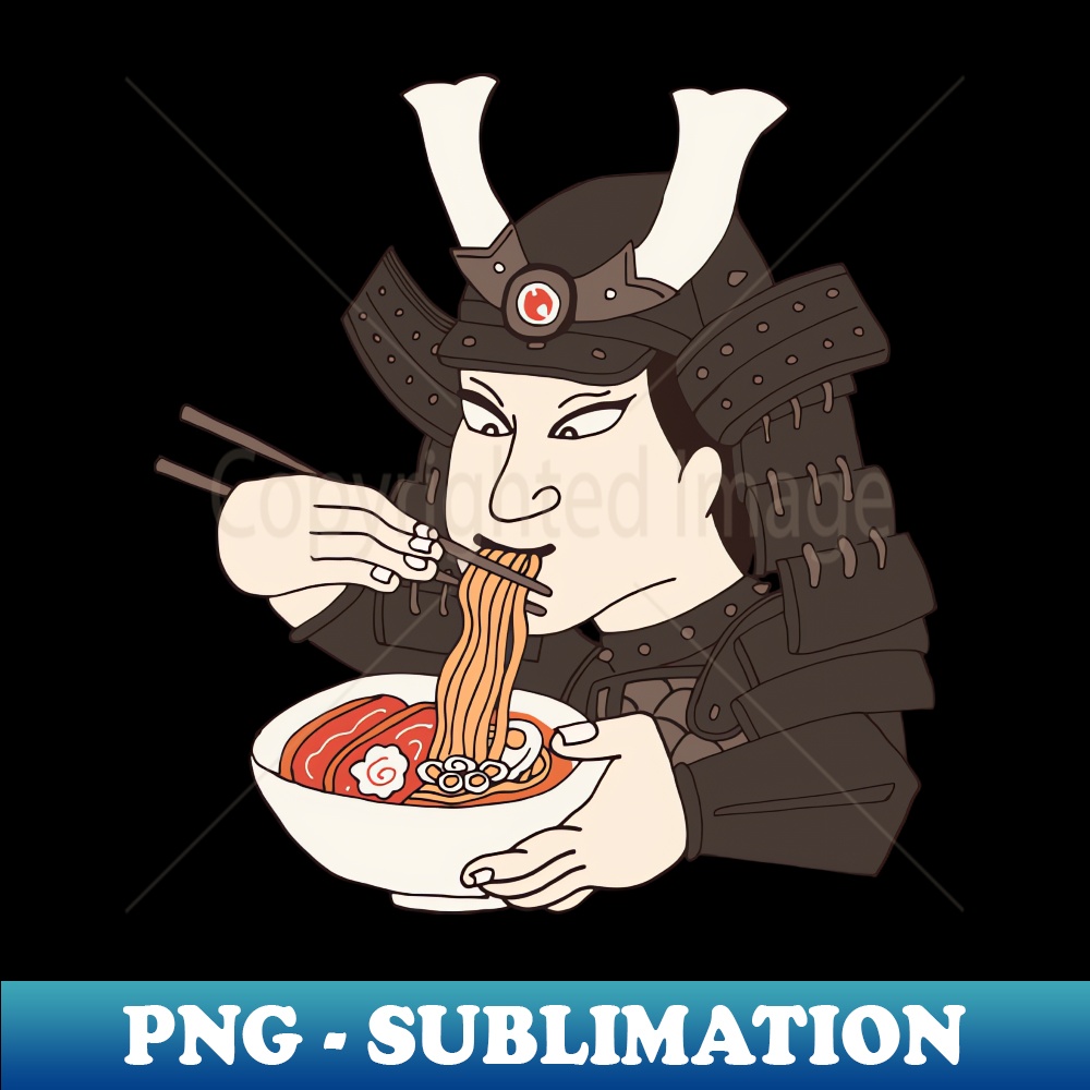 Samurai eating ramen - Exclusive PNG Sublimation Download - | Inspire ...