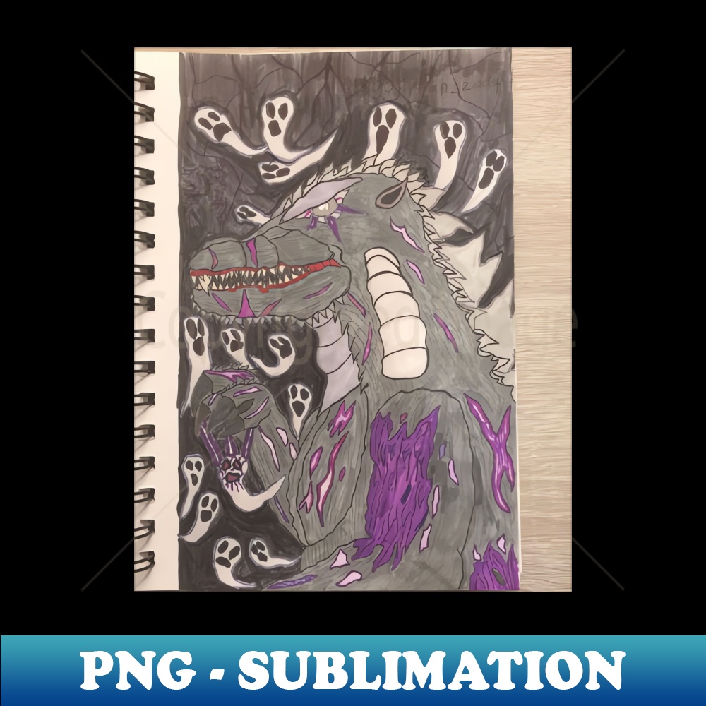 Godzilla minus one drawing - PNG Sublimation Digital Downloa | Inspire ...