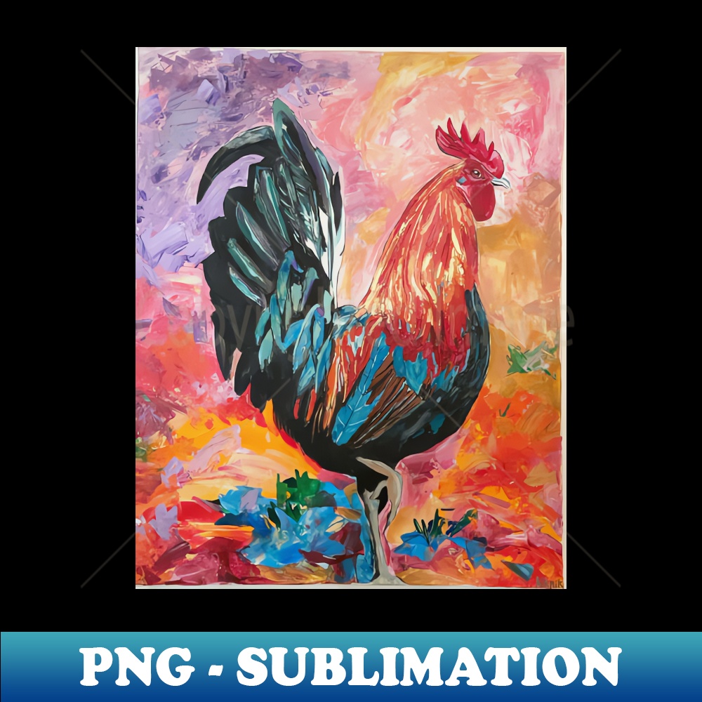 Max The Rooster By Nikki Limpert - PNG Transparent Digital D - Inspire ...
