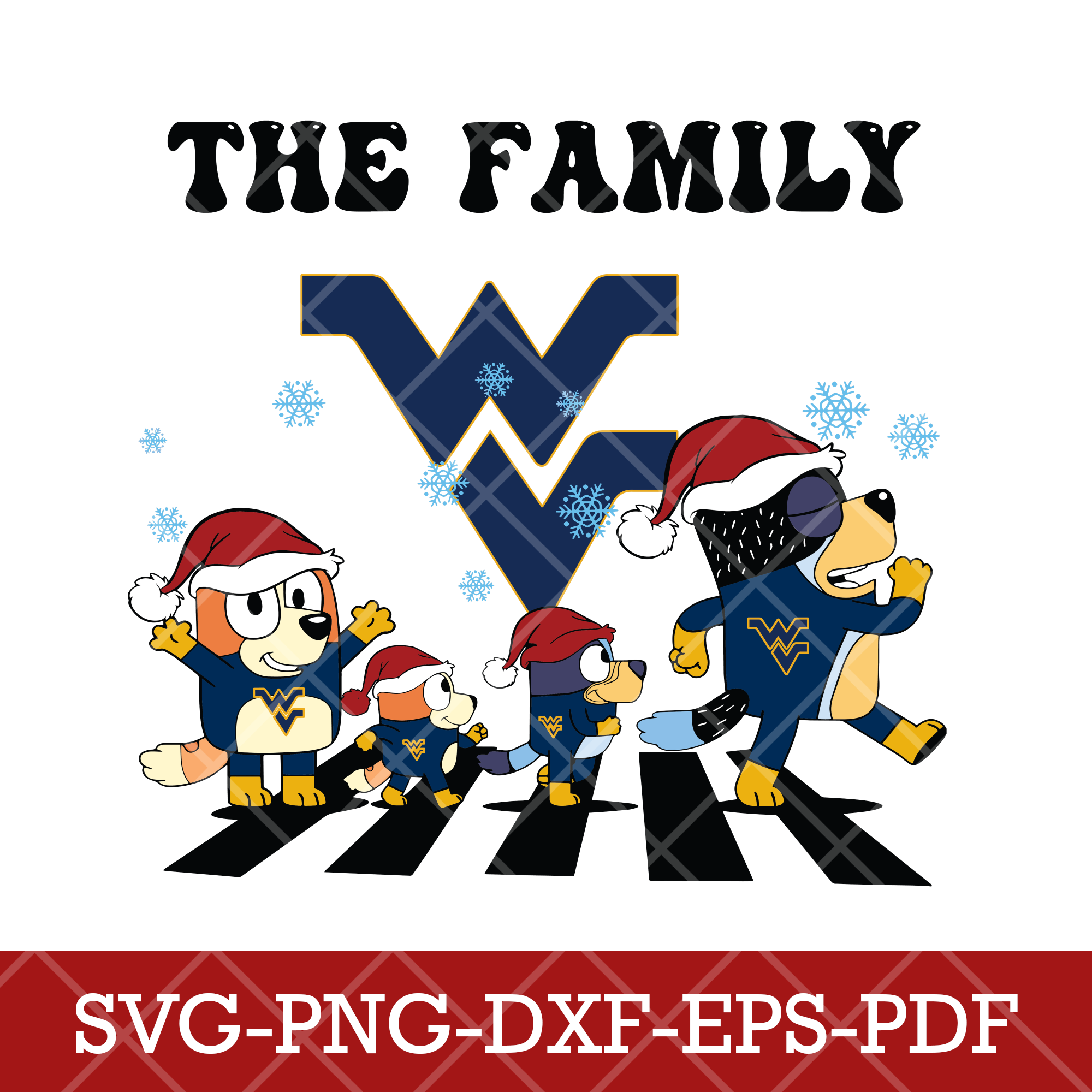 West Virginia Mountaineers_NCAA Bluey 3,SVG,DXF,EPS,PNG,digi | Inspire ...