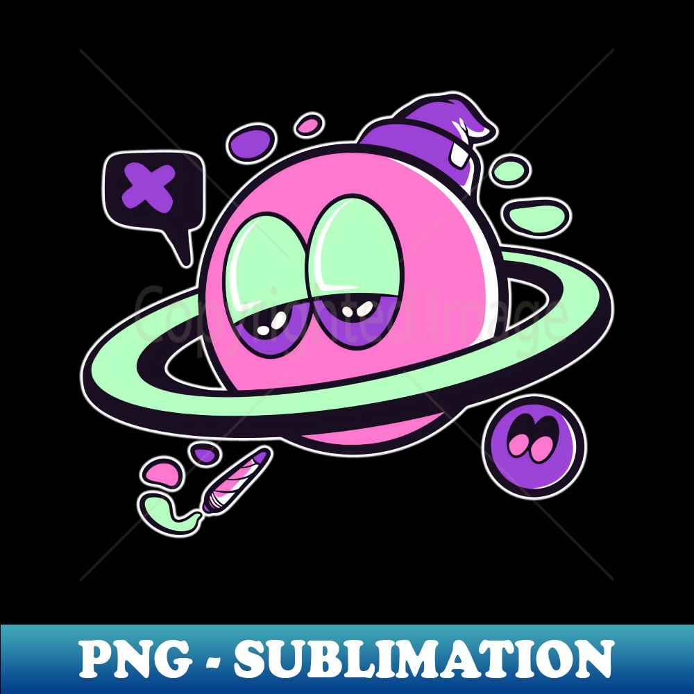 tipsy planet cartoon - Sublimation-Ready PNG File - Bold & E | Inspire ...