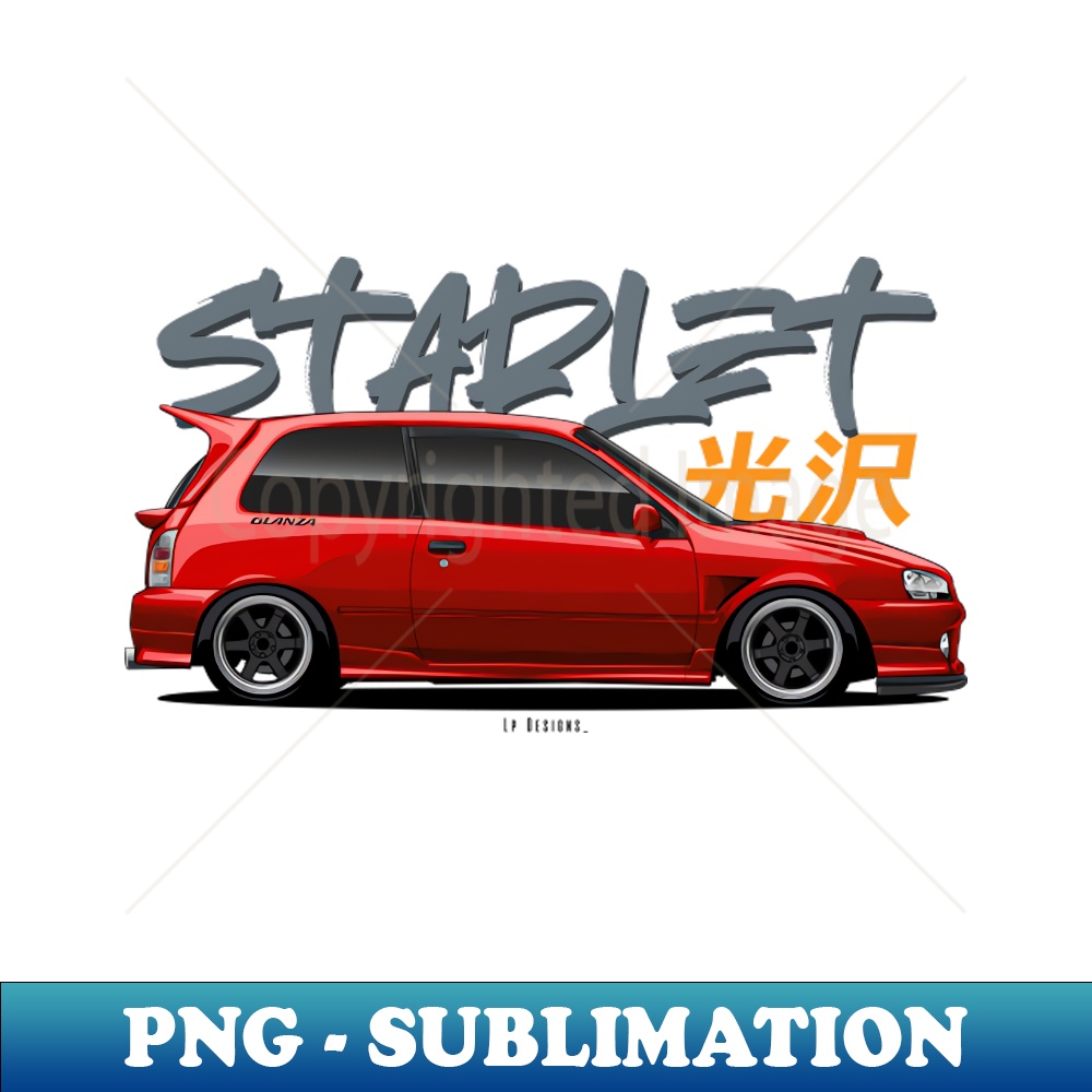 Starlet Glanza V - PNG Transparent Sublimation Design - Capt | Inspire ...