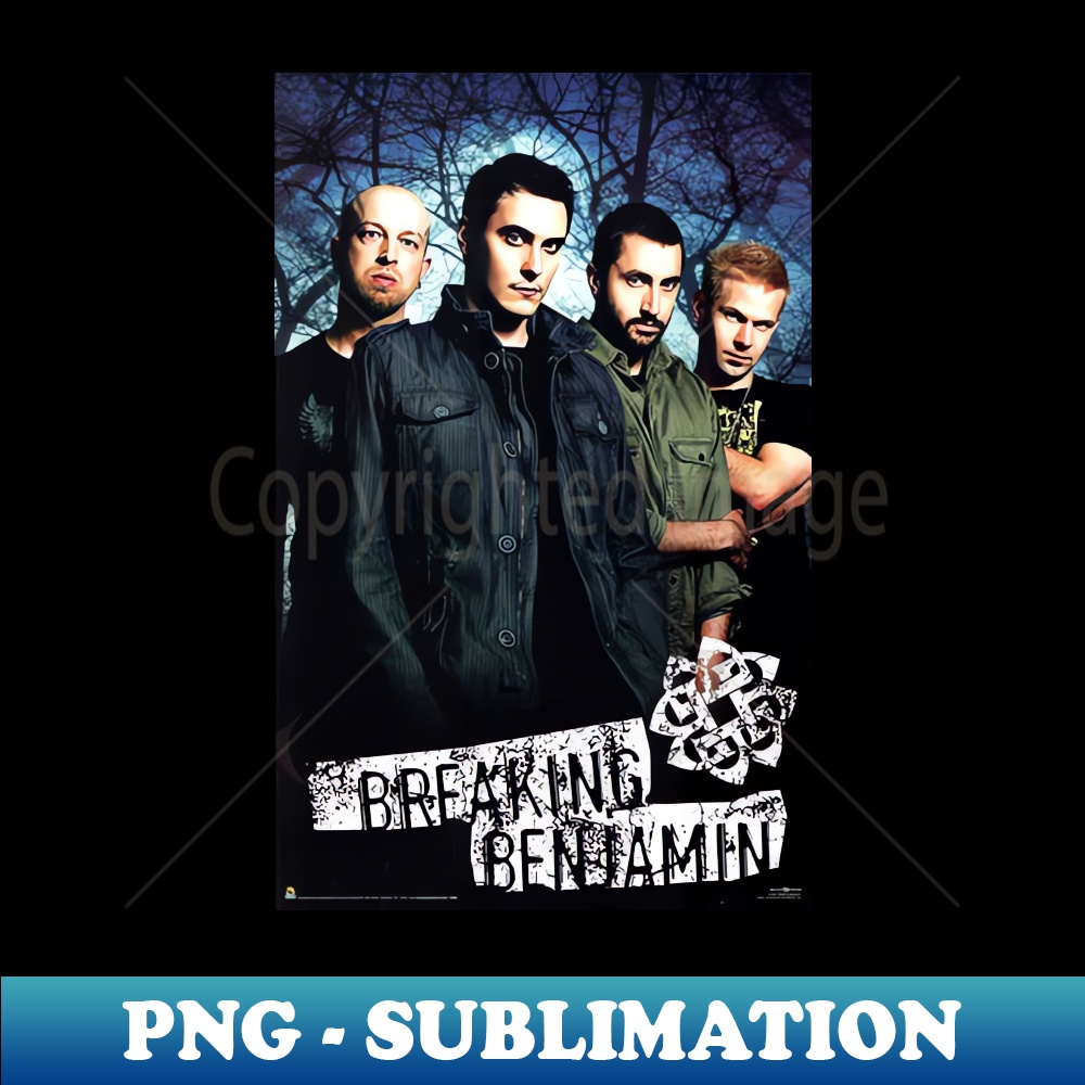 Breaking Benjamin - Vintage Sublimation PNG Download - Bring - Inspire ...