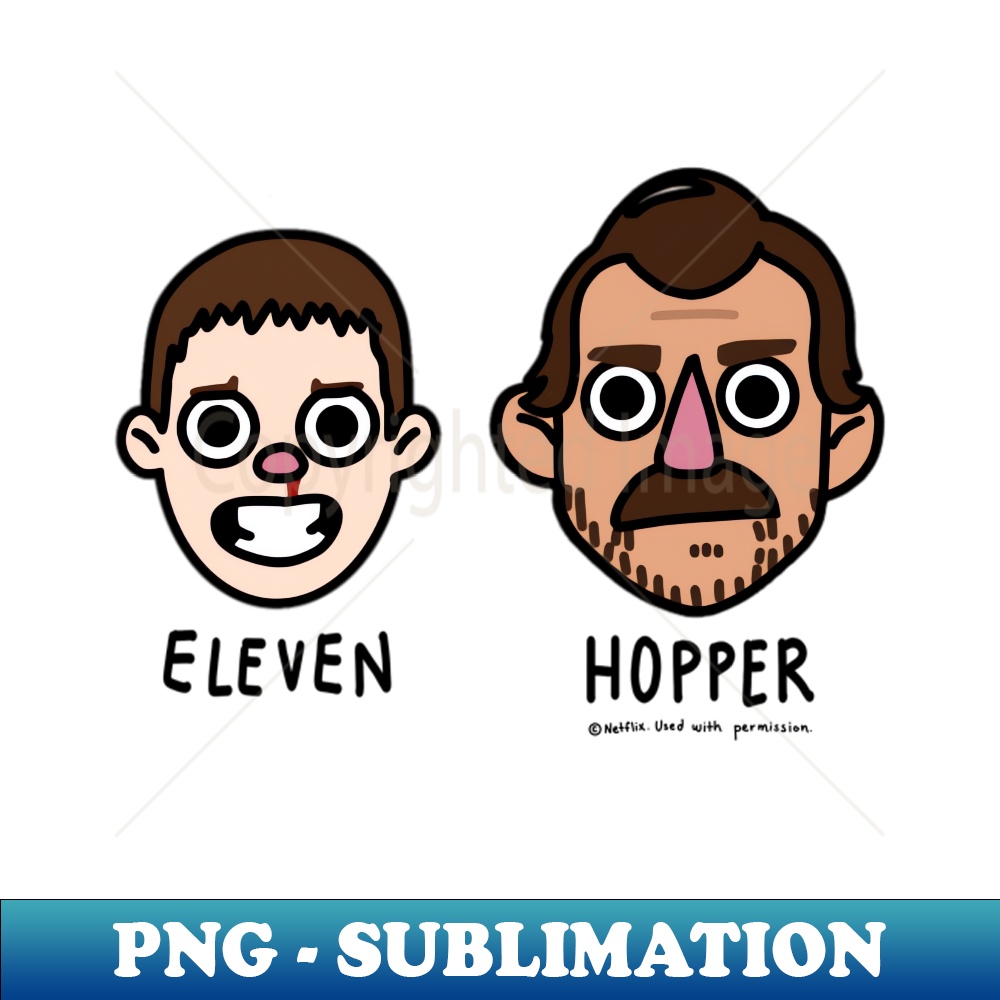 Stranger Things Eleven Hopper - Premium Sublimation Digital | Inspire ...