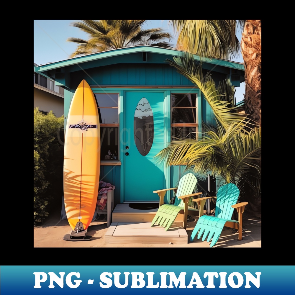 Surf Shack Summer Beach 2 - Artistic Sublimation Digital Fil | Inspire ...