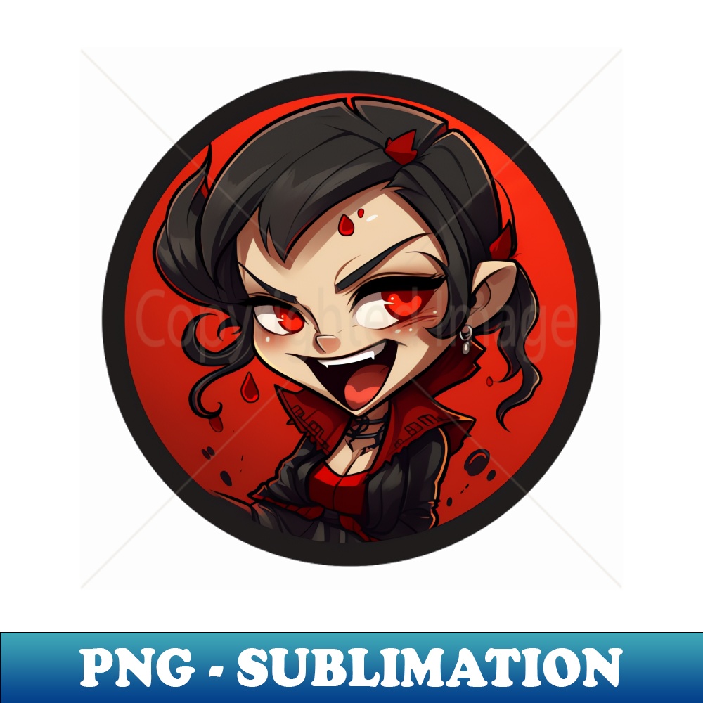 Cute Vampire - PNG Transparent Digital Download File for Sub - Inspire ...