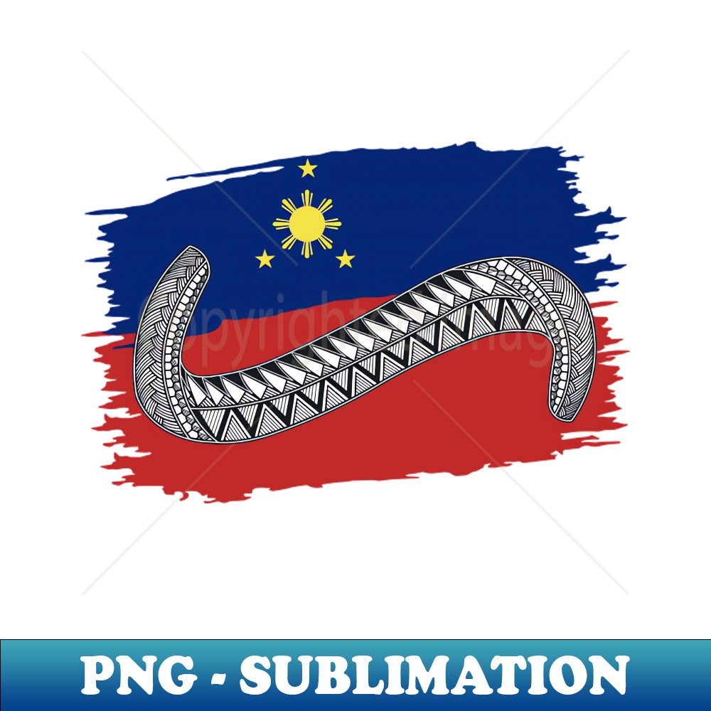 Philippine Flag Tribal line Art Baybayin word HA - Premium | Inspire Uplift