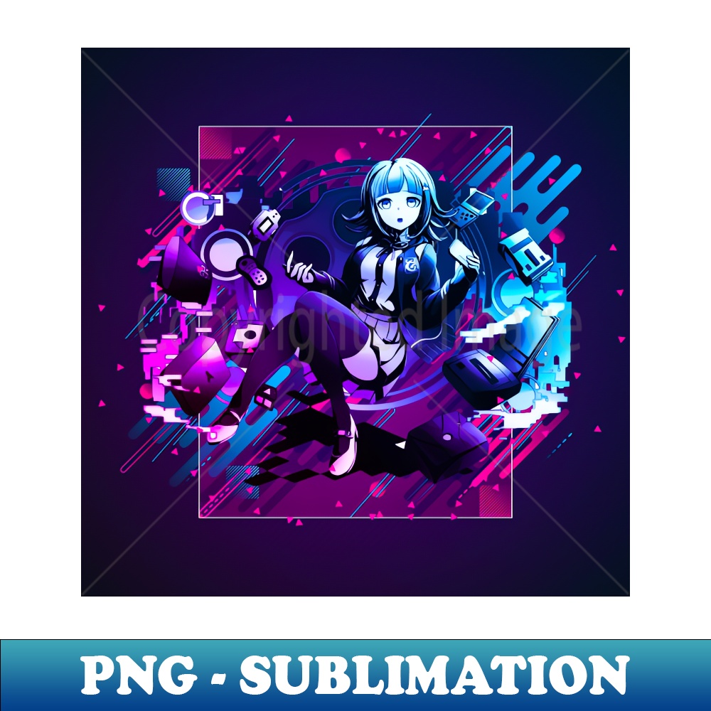 Chiaki Danganronpa 2 - High-Resolution PNG Sublimation File | Inspire ...