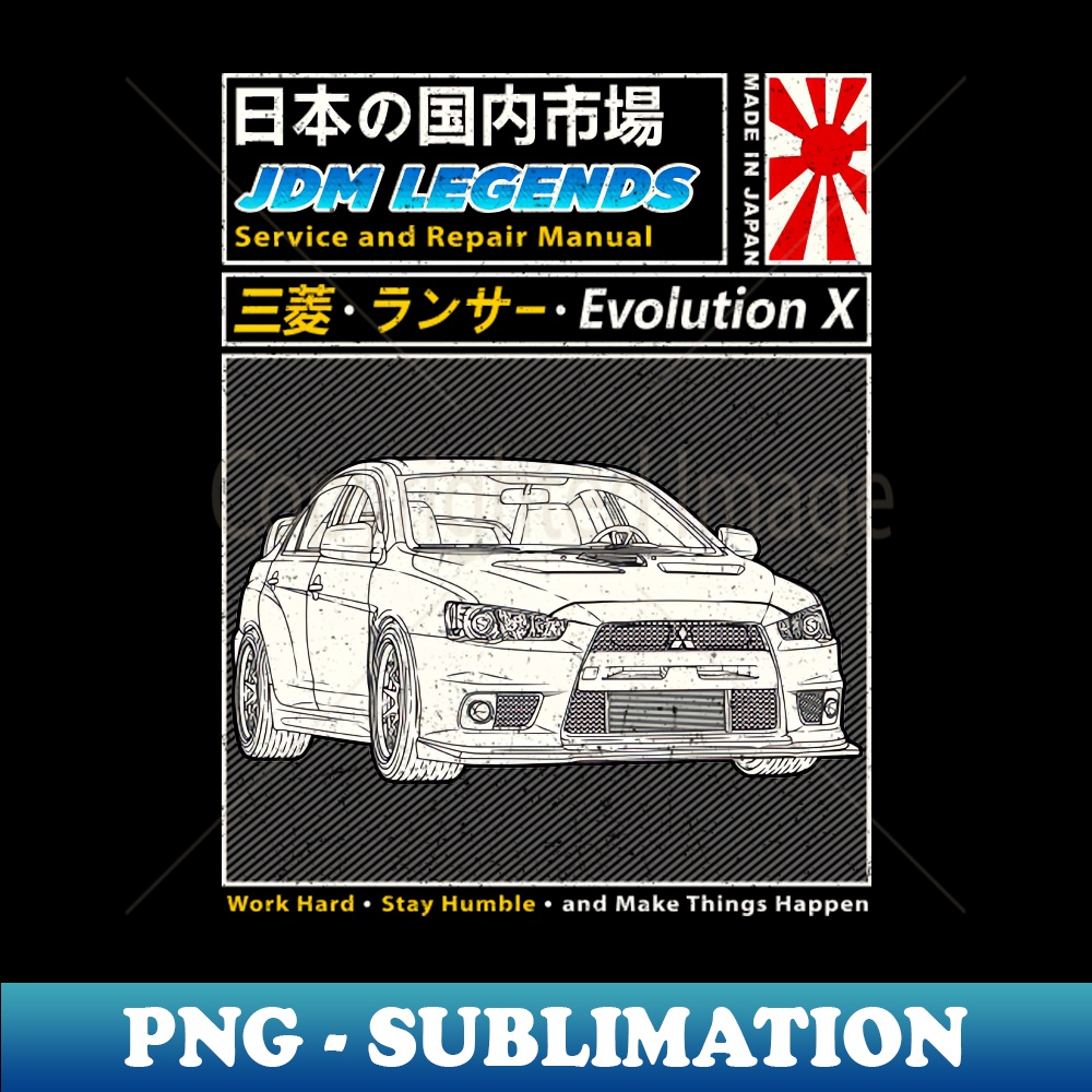 JDM Mitsubishi Lancer Evolution 10 Car Manual Book Cover - H | Inspire ...