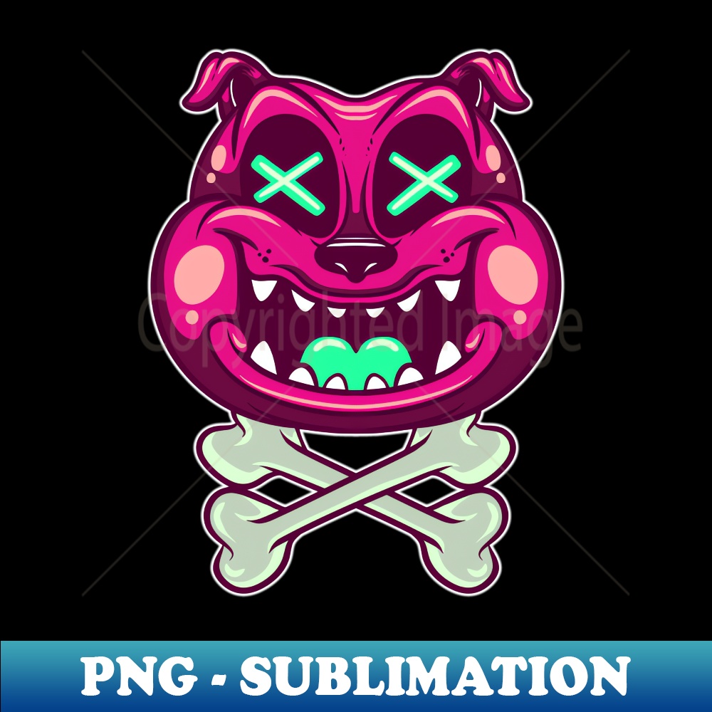 pink dog cartoon - Vintage Sublimation PNG Download - Stunni - Inspire ...