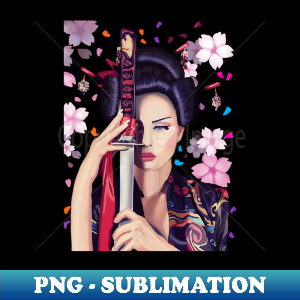 GEISHA KATANA PRINCESS - Instant Sublimation Digital Downloa | Inspire ...