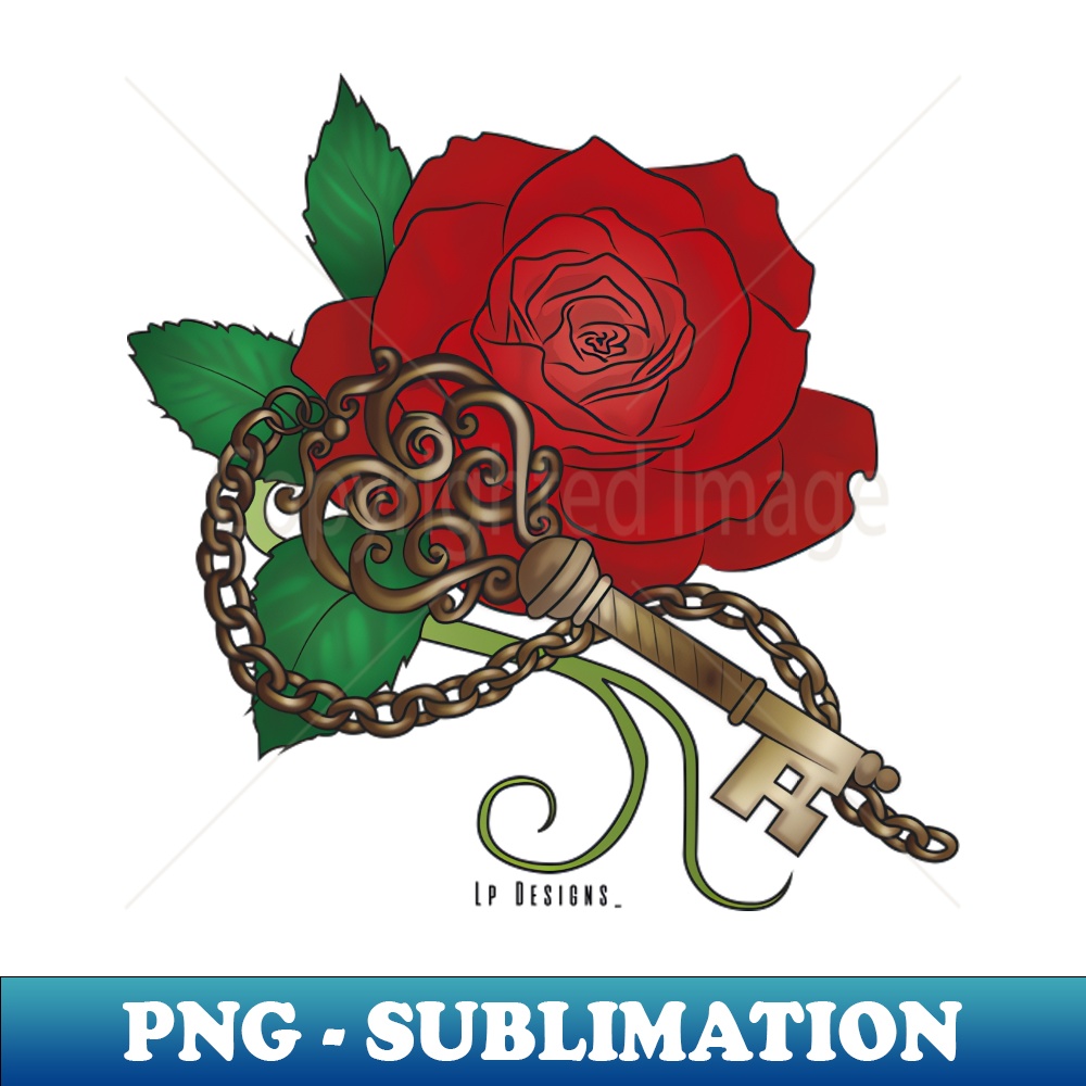 Rose Key - Trendy Sublimation Digital Download - Create with - Inspire ...