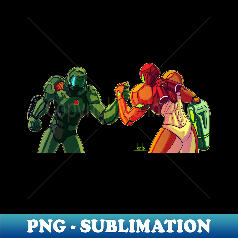Samus and Slayer - Elegant Sublimation PNG Download - Unlock | Inspire ...