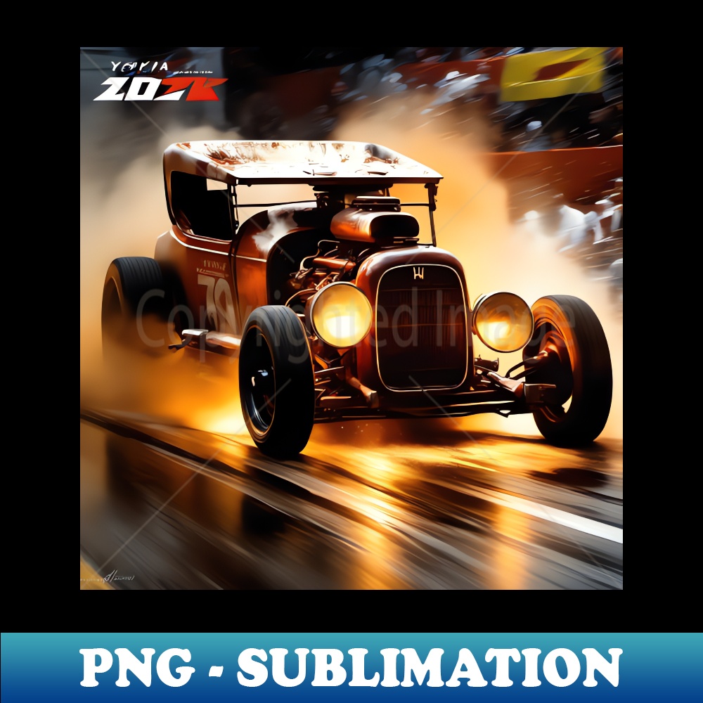 Rusty Hot Rod racing 1 - Exclusive PNG Sublimation Download | Inspire ...