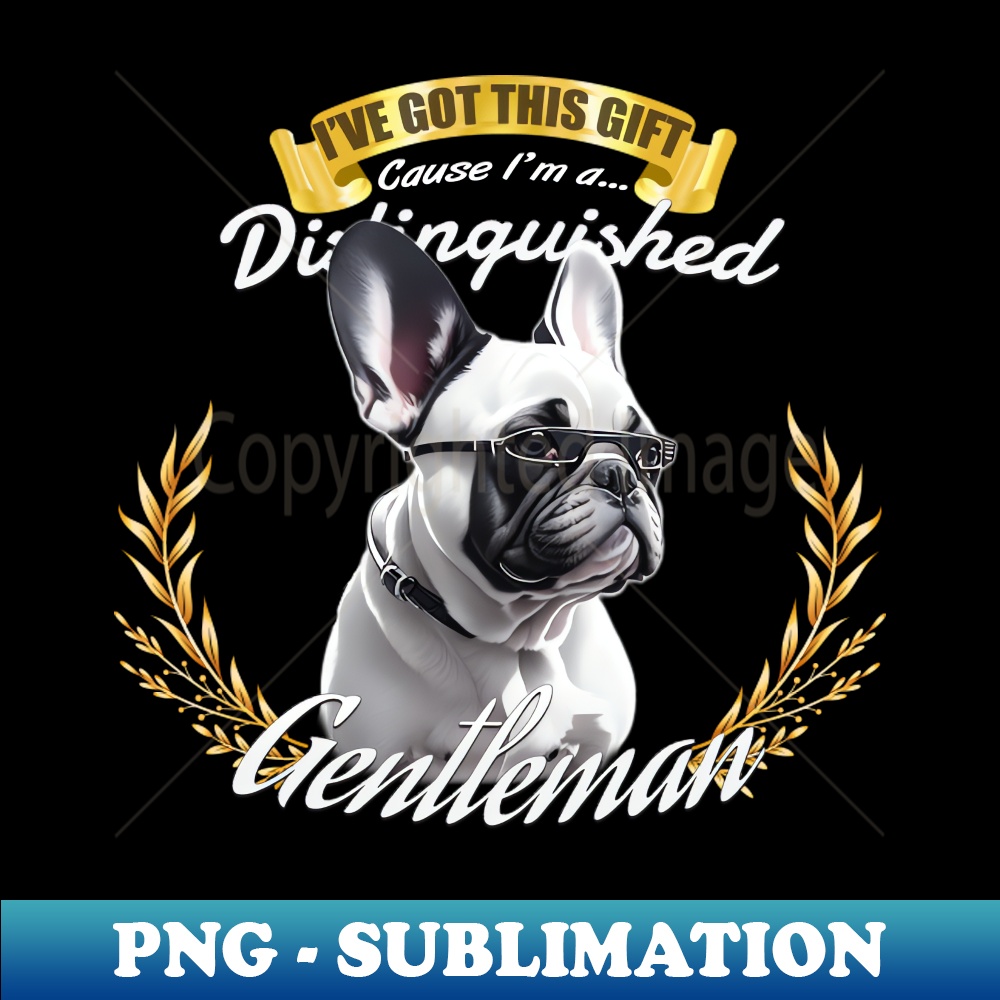 The Distinguished Bulldog Gentleman - High-Resolution PNG Su | Inspire ...