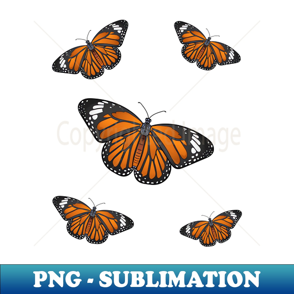 Monarch butterfly cartoon illustration - PNG Transparent Sub - Inspire ...