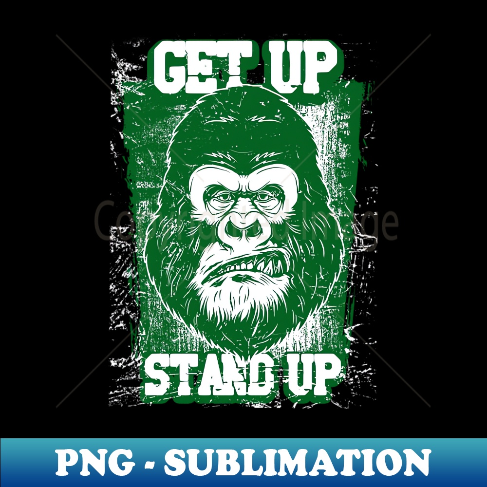 GORILLA-GET UP STAND UP - High-Quality PNG Sublimation Downl | Inspire ...