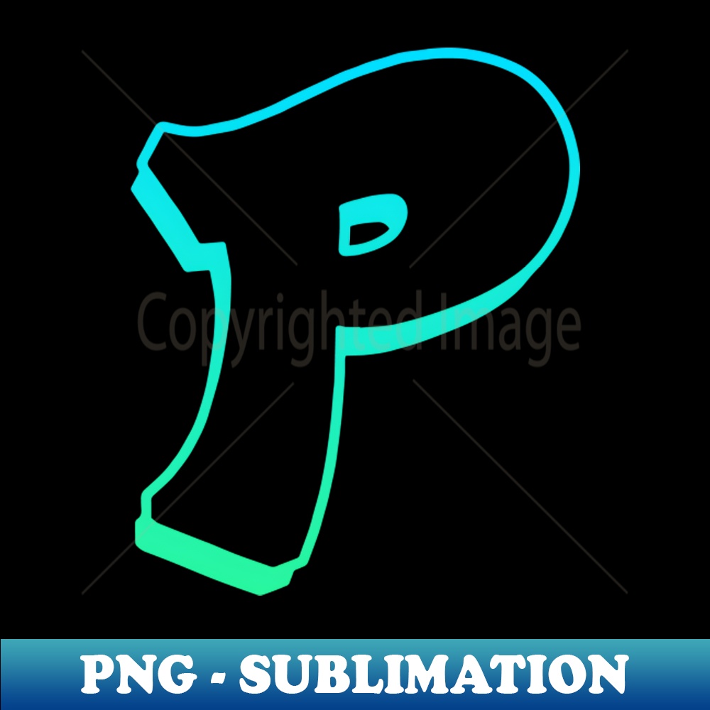 Letter P - Outline - Instant PNG Sublimation Download - Unle | Inspire ...