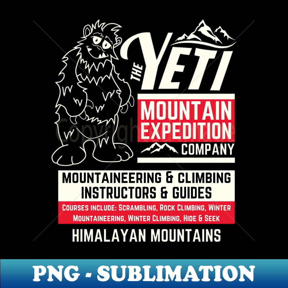 Yeti Mountain Expedition - Find a Yeti - PNG Transparent Dig | Inspire ...