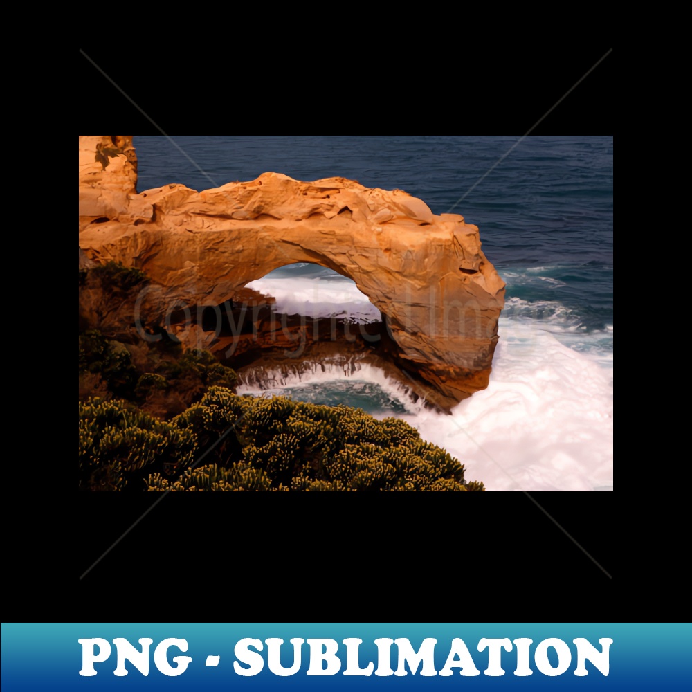 Coastal Rock Formation - Special Edition Sublimation PNG Fil | Inspire ...