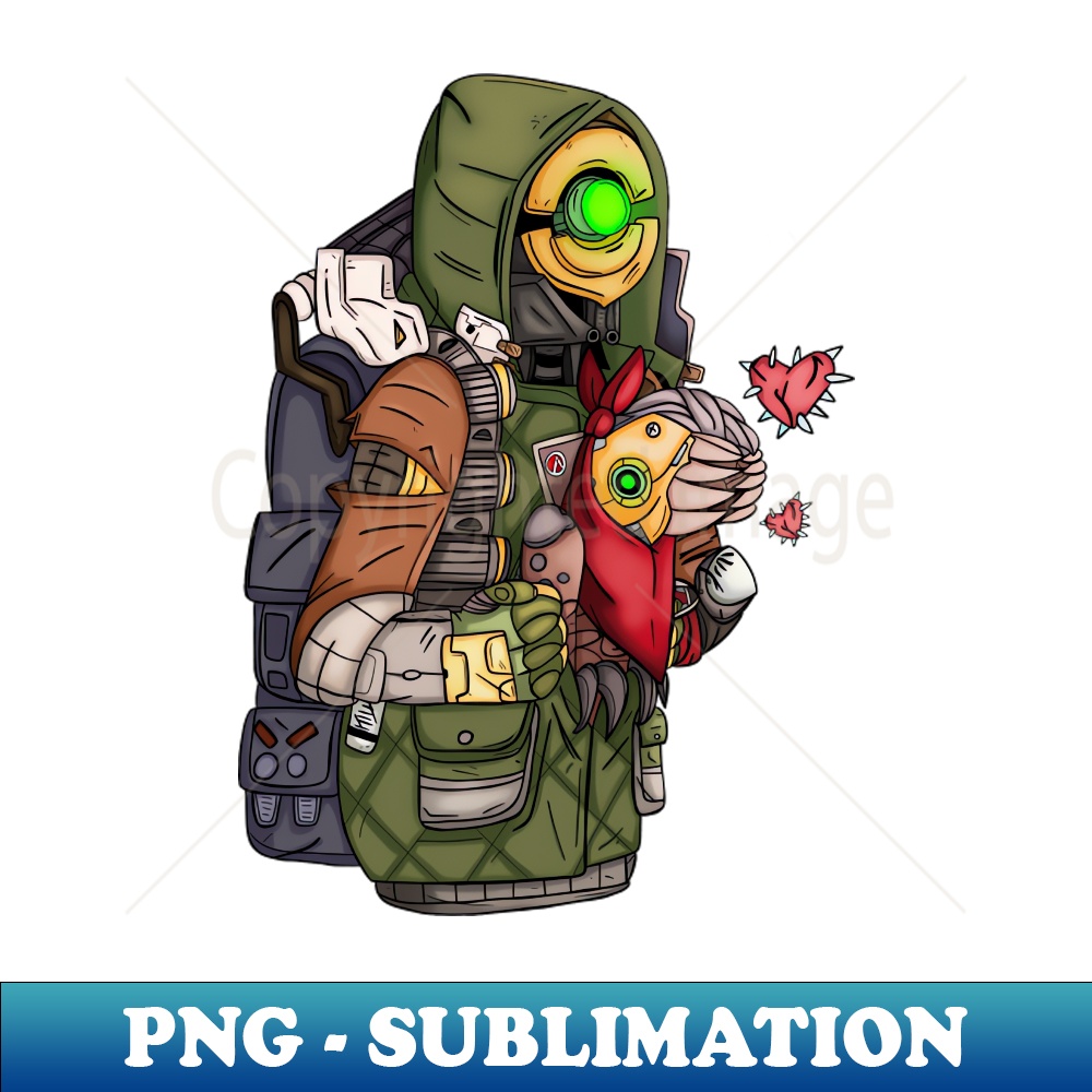 Borderlands Fl4k and Mr Chew - PNG Sublimation Digital Downl | Inspire ...