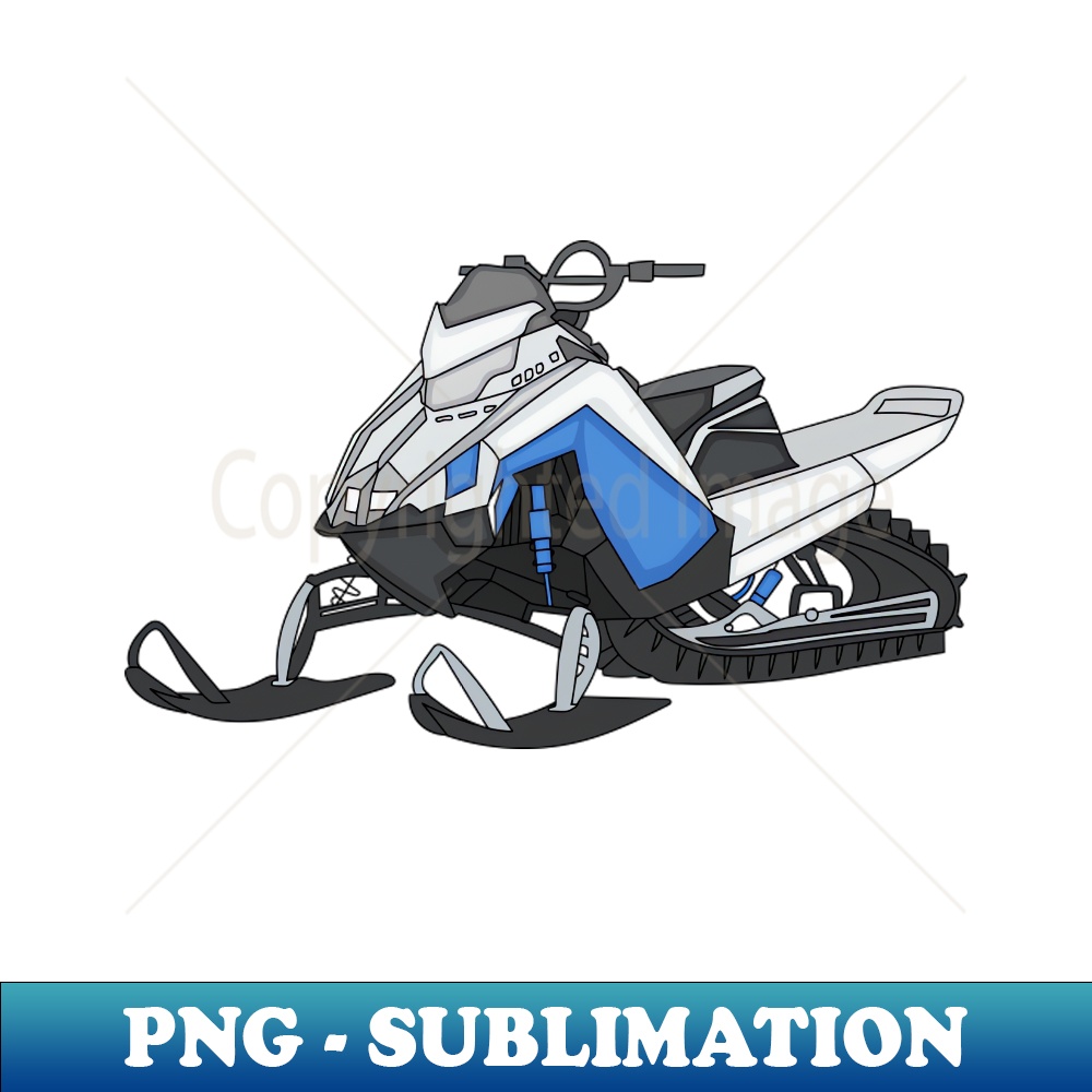Snowmobile cartoon illustration - Sublimation-Ready PNG File | Inspire ...