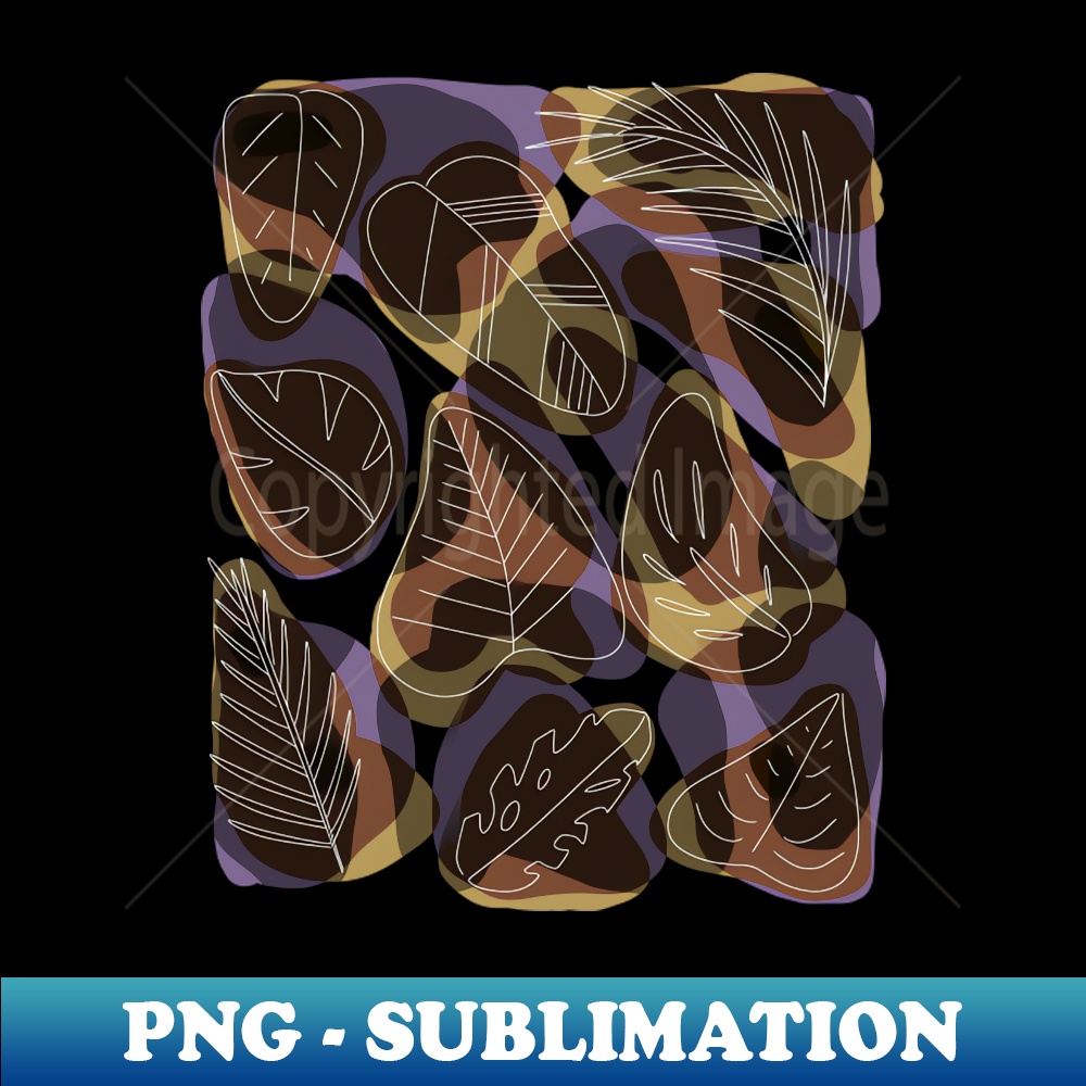 Leaves pattern - Sublimation-Ready PNG File - Stunning Subli | Inspire ...