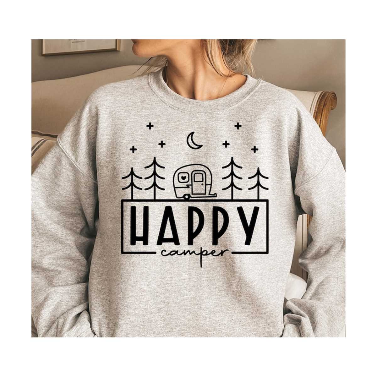 Happy camper svg, Adventure svg, camping life svg, Camper sv - Inspire Uplift