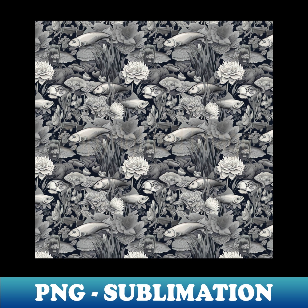 Aquatic Seamless Pattern Underwater Sea Life Ocean Marine Aq | Inspire ...