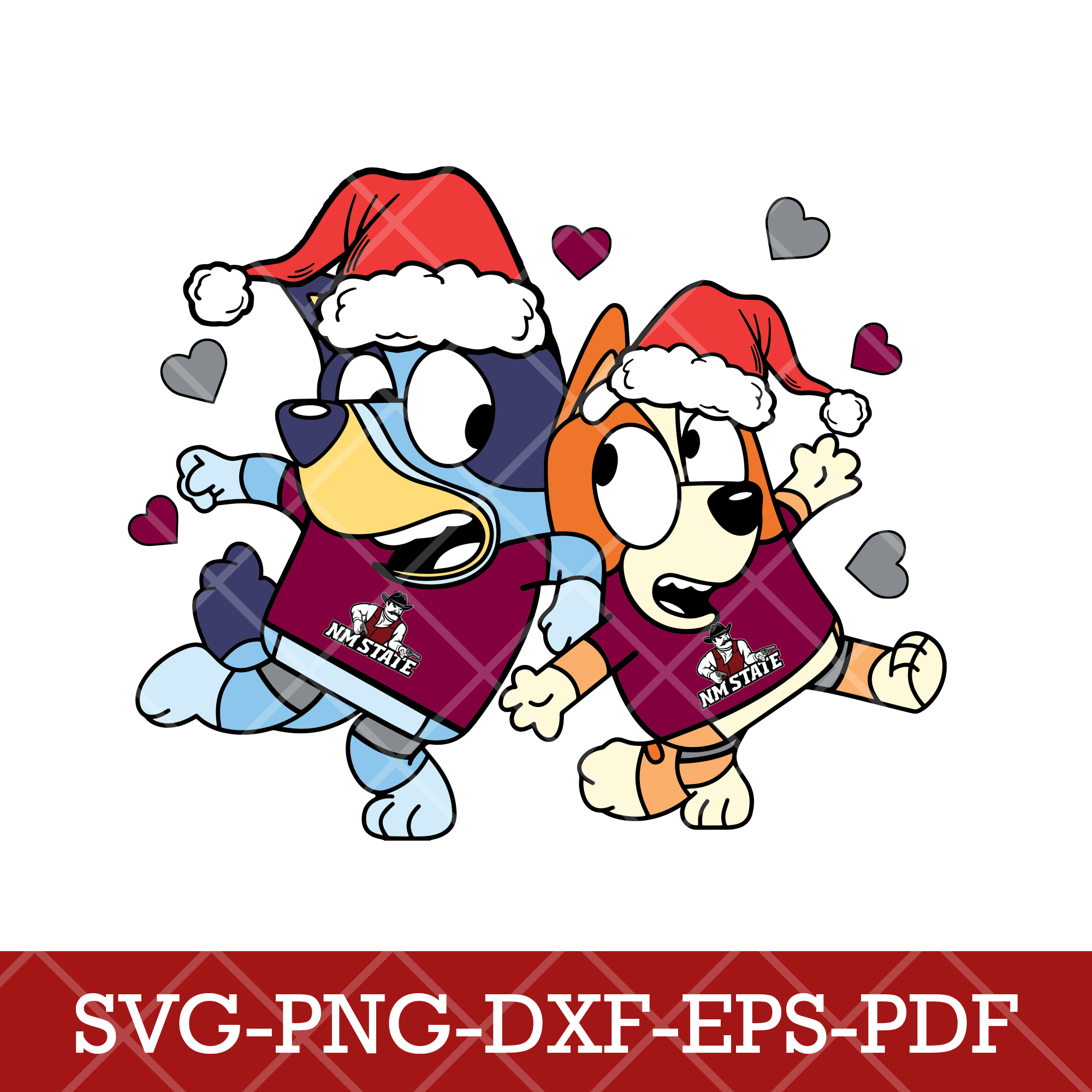 New Mexico State Aggies_NCAA Bluey 1,SVG,DXF,EPS,PNG,digital | Inspire ...