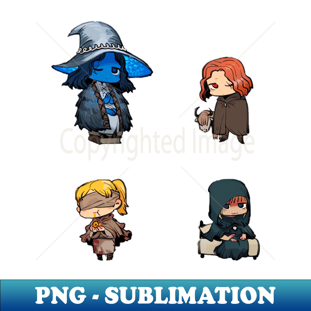 Chibi Elden Ring - Artistic Sublimation Digital File - Perfe | Inspire ...