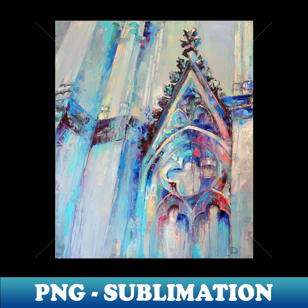 Gothic cathedral Architectural colorful abstract with graphi | Inspire ...