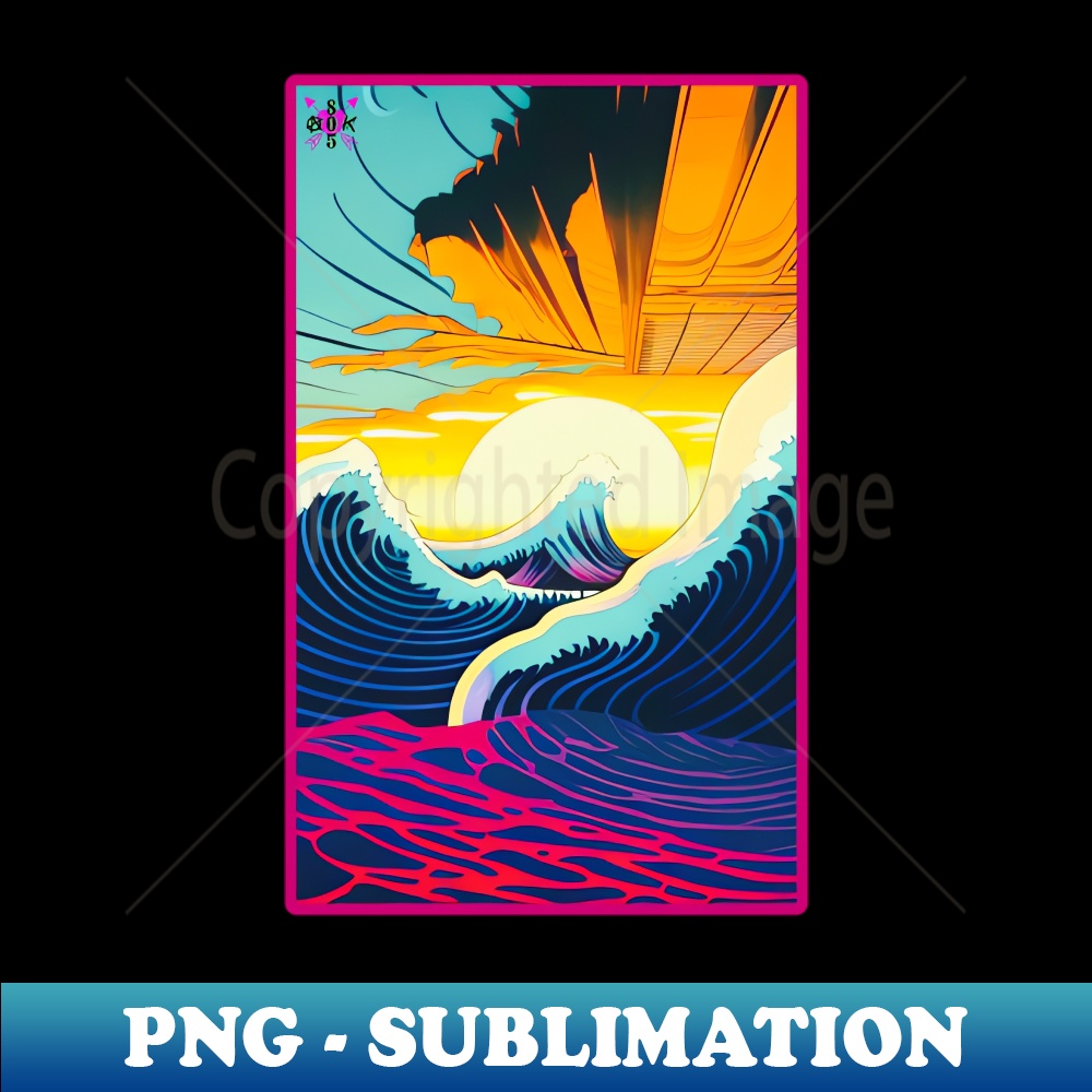 Ocean Waves Beautiful Sunset Colorful Tropical Sea Ocean Bea | Inspire ...