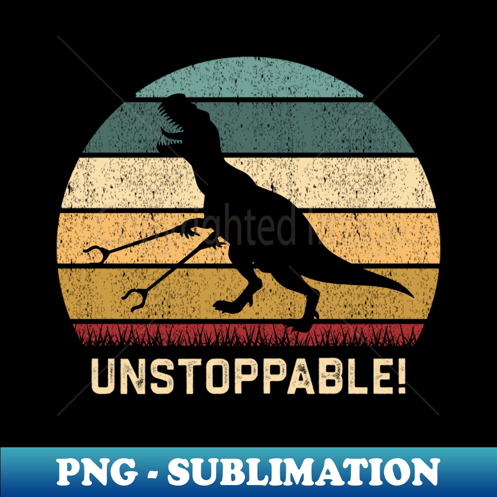 Unstoppable T Rex With Grabbers Long Arms - Retro PNG Sublim | Inspire ...