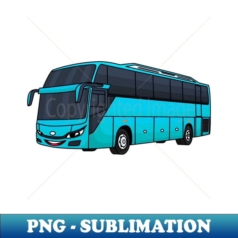 Modern passenger bus cartoon illustration - Professional Sub - Inspire ...