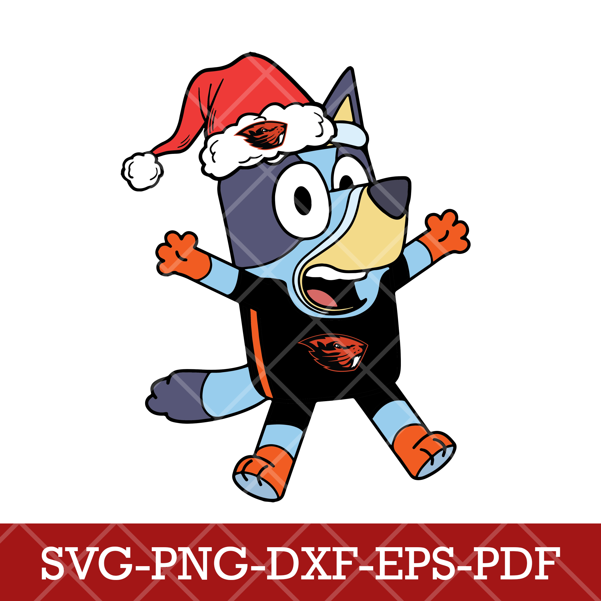 Oregon State Beavers_NCAA Bluey 12,SVG,DXF,EPS,PNG,digital d | Inspire ...