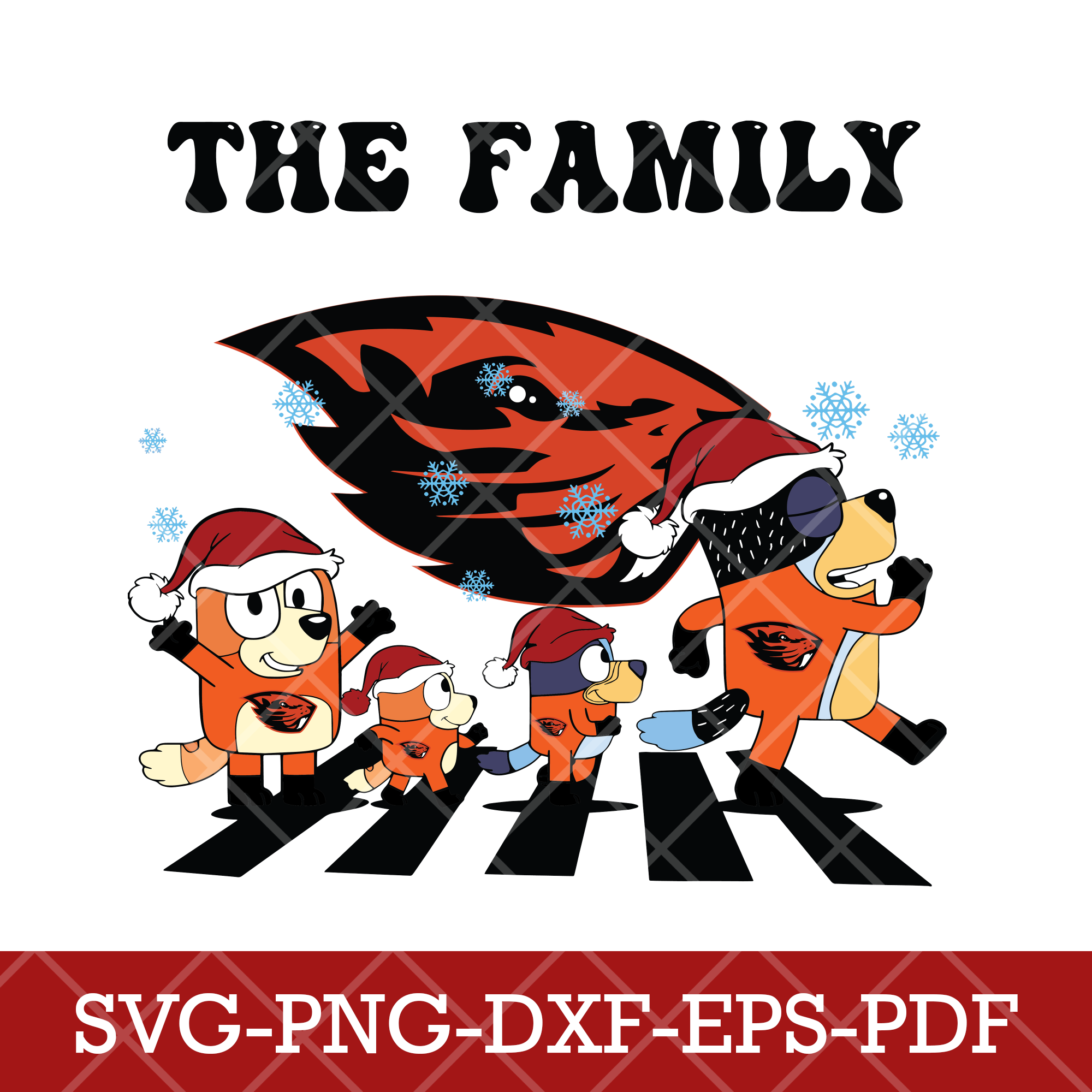 Oregon State Beavers_NCAA Bluey 3,SVG,DXF,EPS,PNG,digital do | Inspire ...