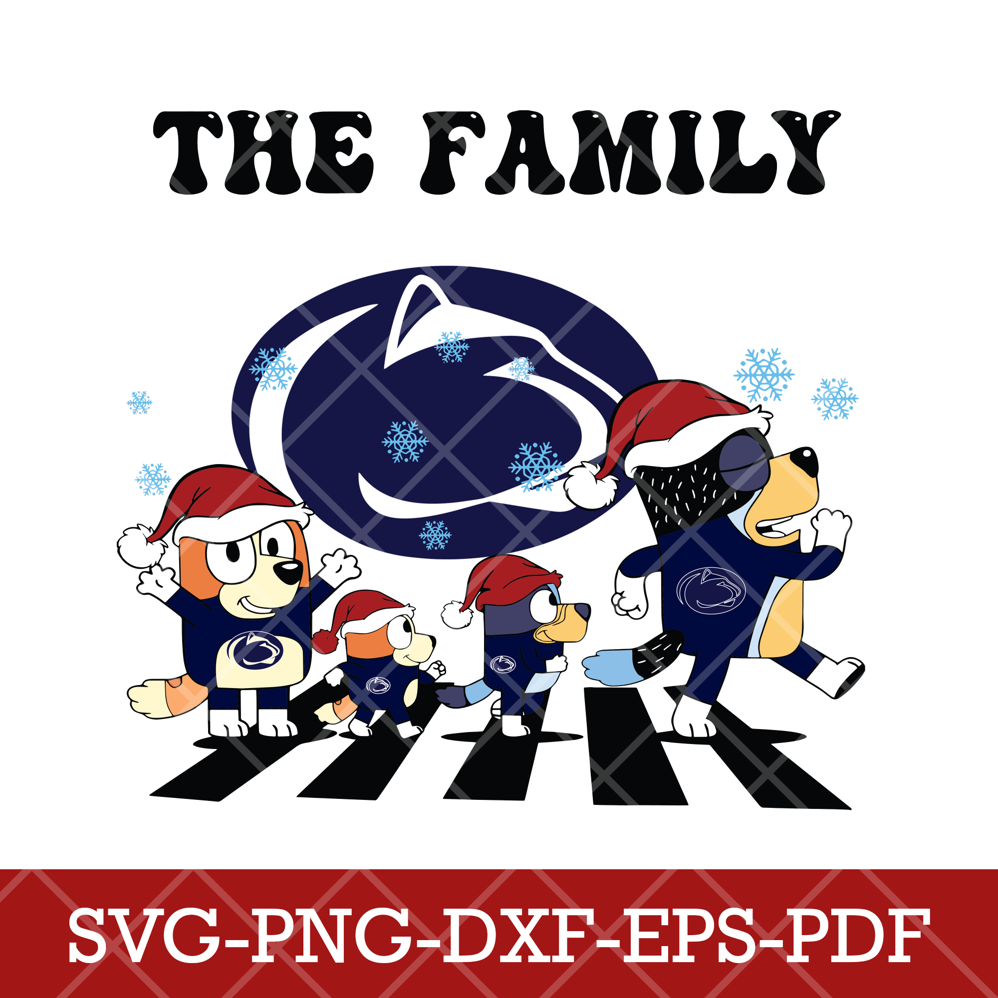 Penn State Nittany Lions_NCAA Bluey 3,SVG,DXF,EPS,PNG,digita | Inspire ...